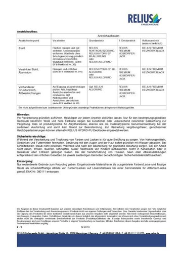 Relius Premium Heizkörperlack Lack weiß hochglänzend Einschichtlack bis ...