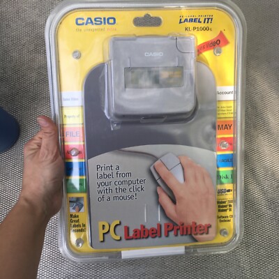 New Casio PC Label Printer KL P1000 Mousepad EZ Label Printer SEALED NEW | eBay
