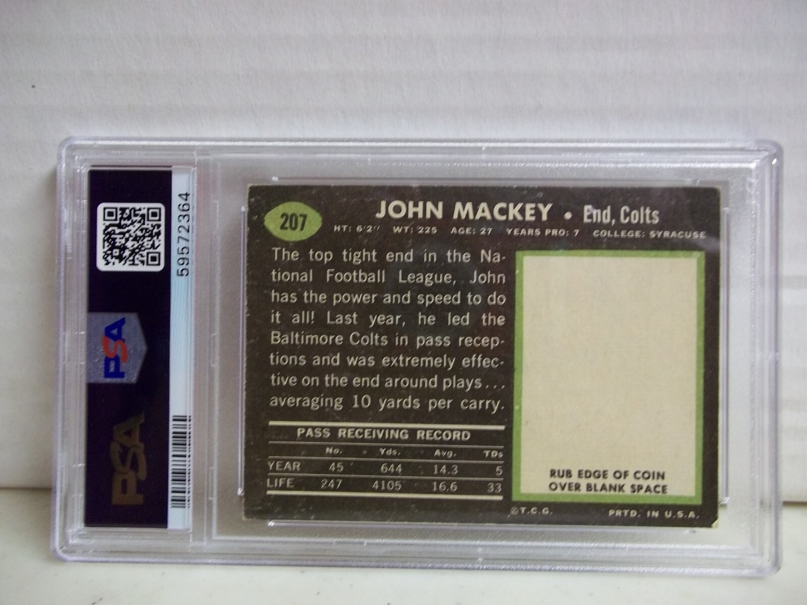 1969 Topps - #207 John Mackey for sale online | eBay