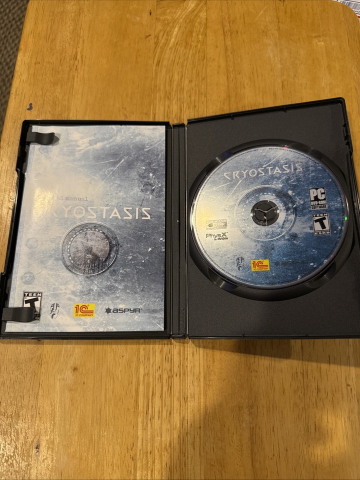 Cryostasis (PC 2009 DVD-ROM) Complete CLEAN Manual FPS Horror Survival Arctic + | eBay