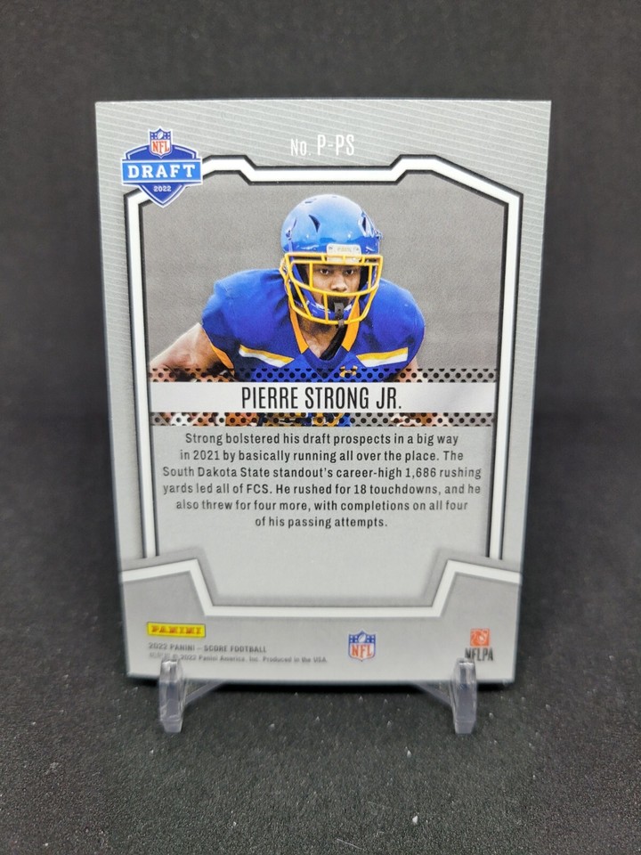 Pierre Strong Jr. 2022 Panini Score Football Protential INSERT RC ...