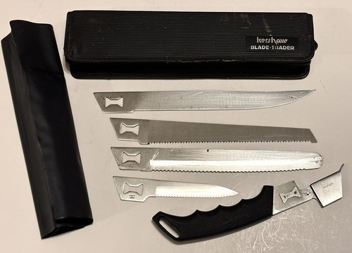 Kershaw Blade Trader Knife Set 1099TF With 4 Interchangeable Blades And ...
