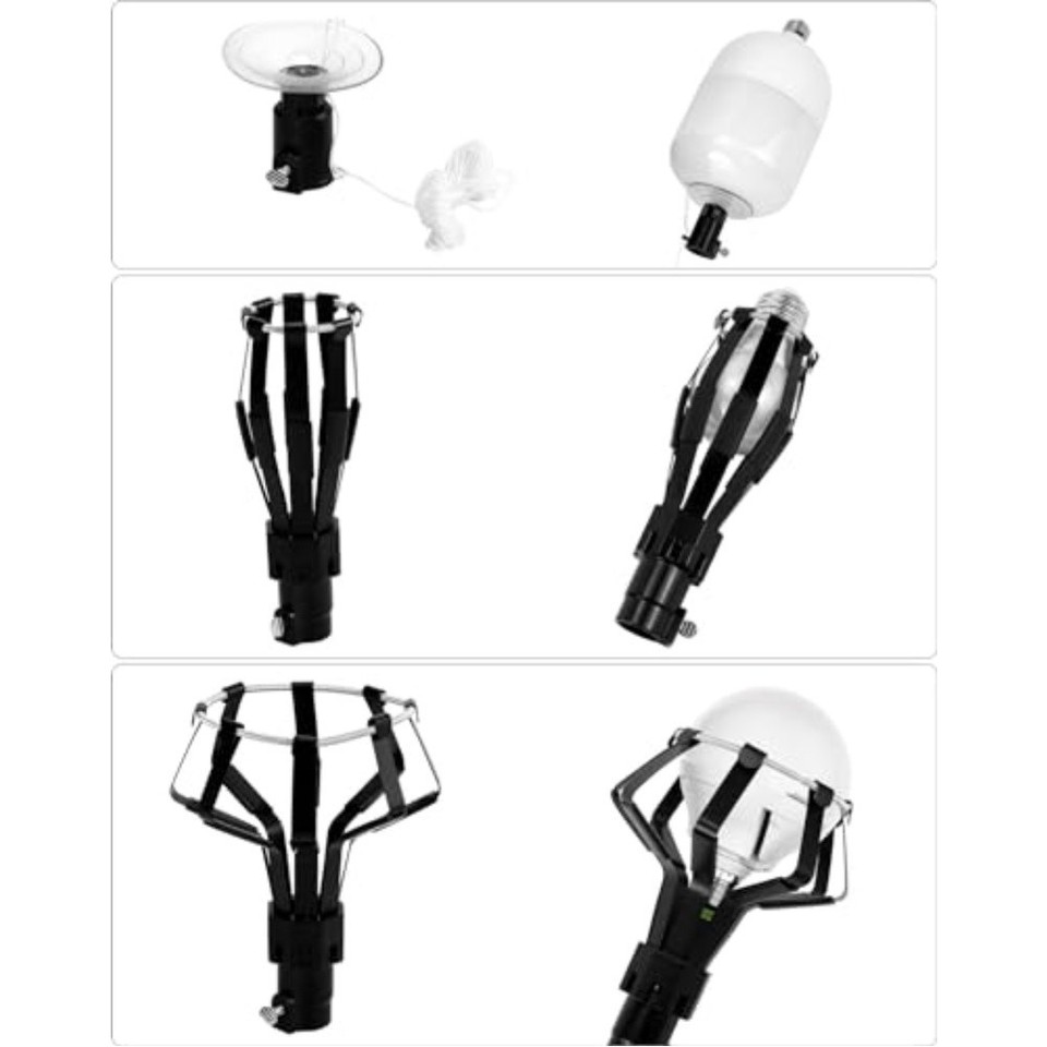 Plastic Light Bulb Changer Set for Ceiling Incandescent Recessed and ...