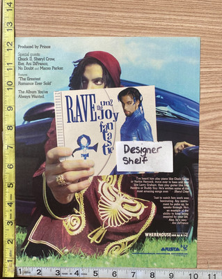 Prince Rave Un2 The Joy Album 1999 Promotional Print Advertisement | eBay
