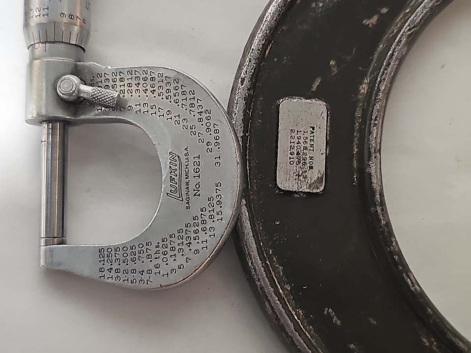 Machinist Tool Lot Lufkin Tools , 901A In Case , Dial Gauge , Micrometers Tools | eBay