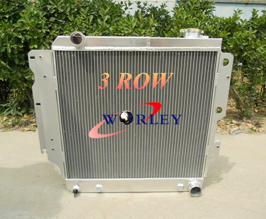 3 Rows FOR Jeep Wrangler YJ TJ V8 1987-2006 Aluminum Radiator ...