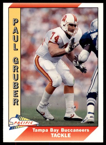 1991 Pacific Paul Gruber . Tampa Bay Buccaneers #503 | eBay