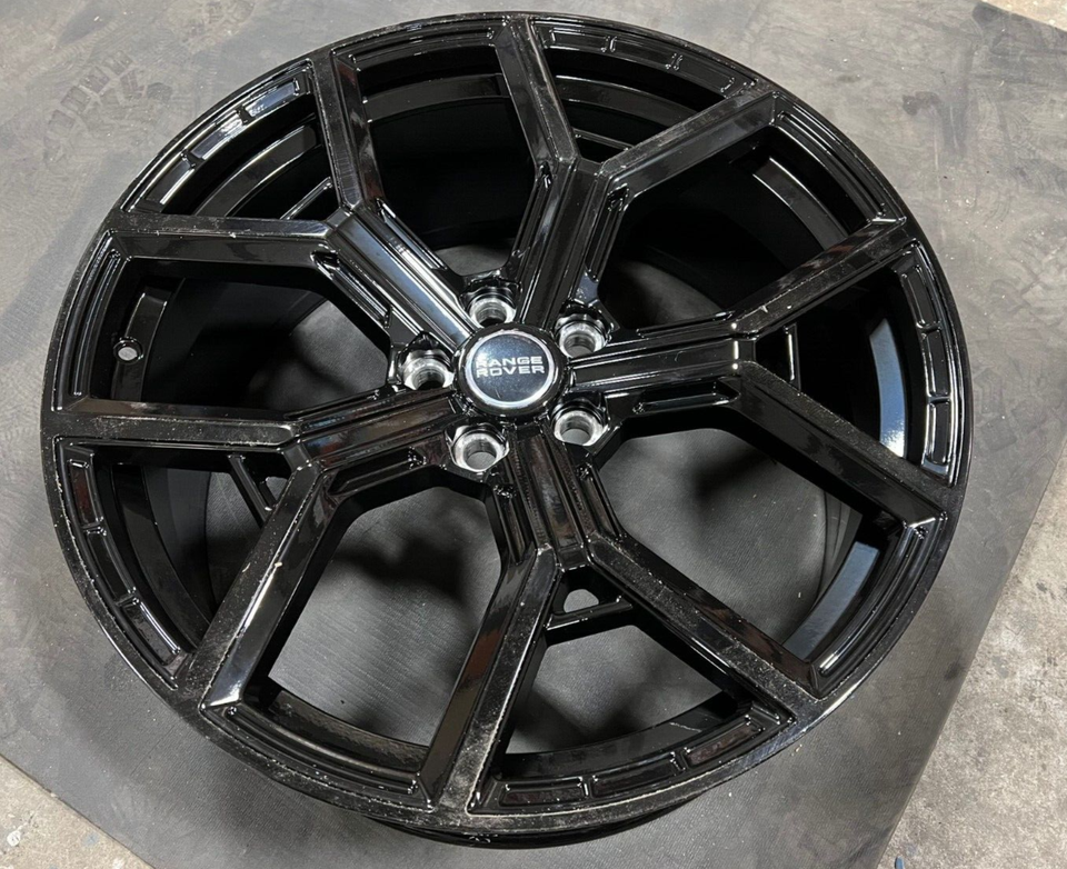 (QTY 1) Range Rover P5562 Gloss Black Wheel Rim 22x9.5 5x120 49mm | eBay