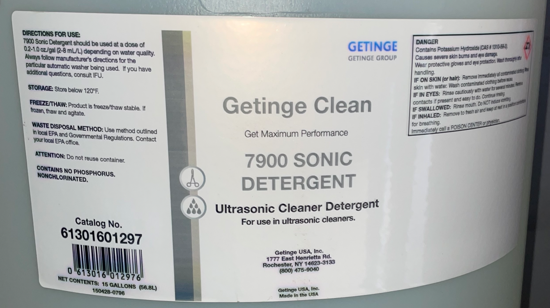 NEW Getinge Clean 7900 Sonic Detergent Ultrasonic Cleaner 15 Gallons ...