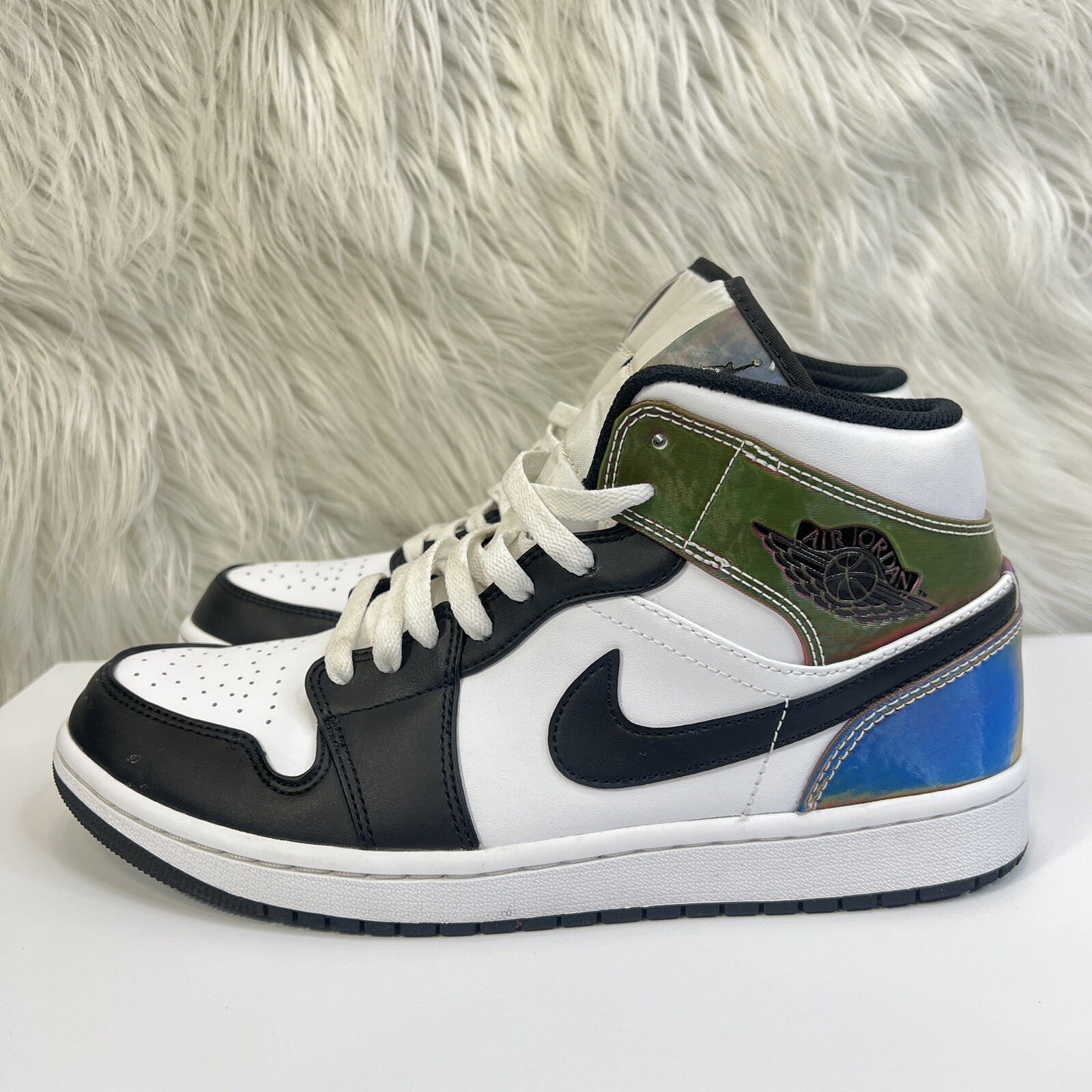 Air Jordan 1 Mid SE White Black Heat Reactive Men’s S… - Gem