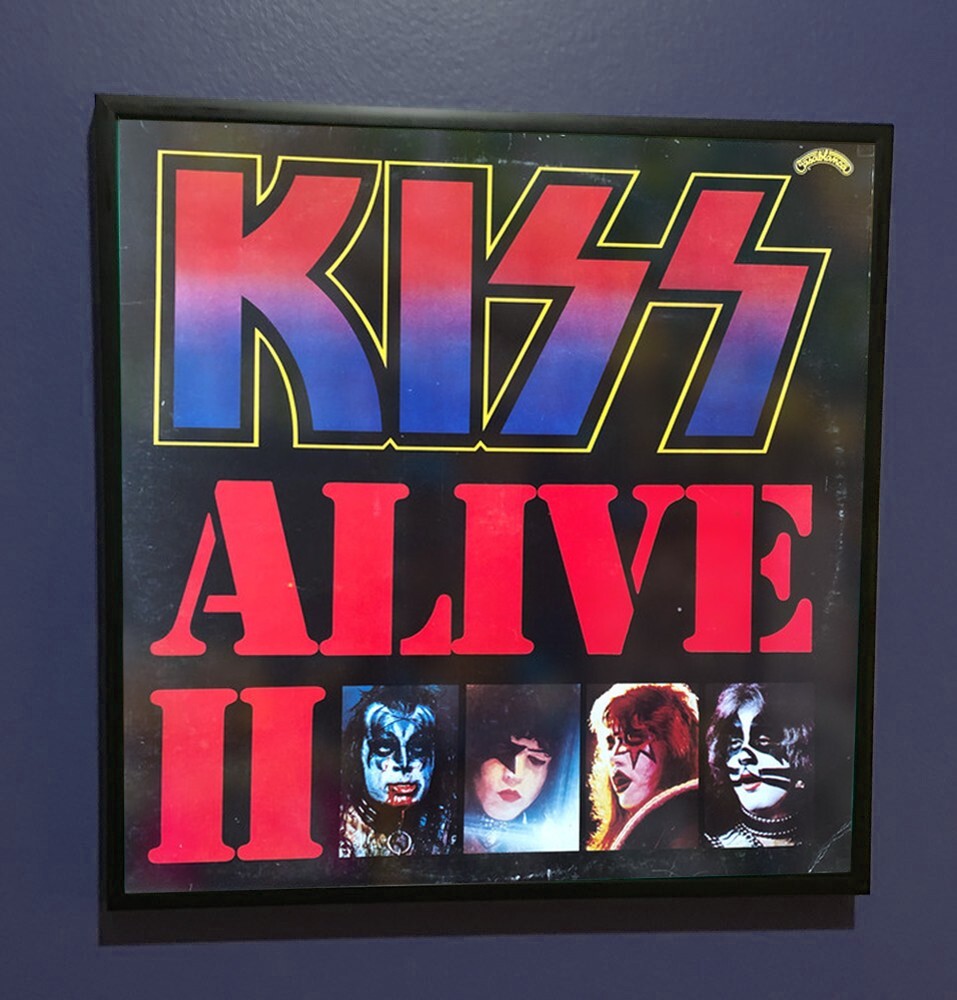 Kiss - Alive II - Original Framed Album Artwork Sleeve 1977 | eBay