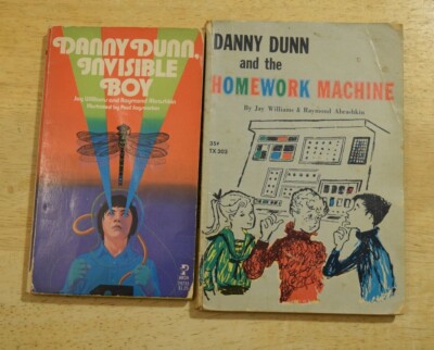 Danny Dunn - Set of Two Vintage Books: Invisible Boy & The Homework ...