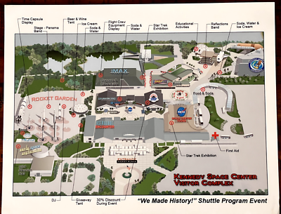 Nasa Kennedy Space Center Map High Resolution Aerial Photograph Of KSC