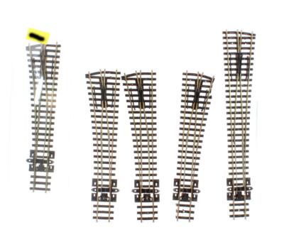 PECO 'N' GAUGE LOT OF 5 LEFT AND RIGHT HAND TURNOUTS | eBay UK