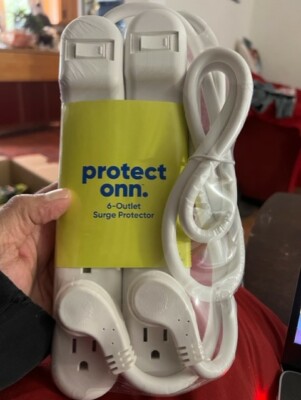 VARIETY OF ONN 6 Outlet Power Strip Surge Protector 2.5 ft PICK FROM ...