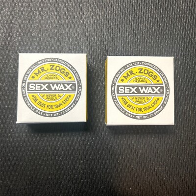 New 2 Pack Sex Wax Hockey Stick Wax Mr. Zogs for Tape bauer ccm Warrior ...