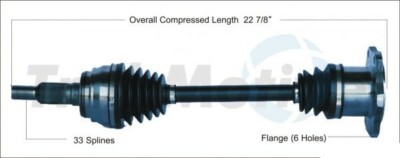 Arbre Avant AWD GMC Chevrolet Escalade Tahoe Bj.2007-2018 22789359 Neuf ...