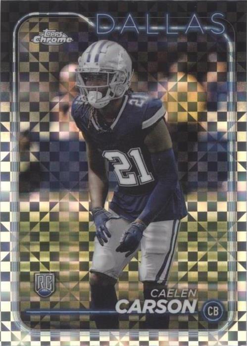 2024 Topps Chrome - Rookies Caelen Carson #276 X-Fractor (RC) for sale online | eBay