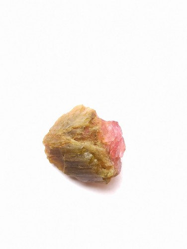 Raw Stone Watermelon Tourmaline Rough Gemstone 21.80 Carat Tourmaline ...