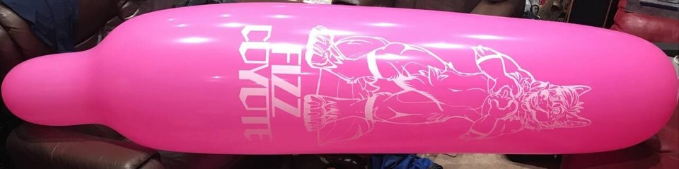 Cattex GPF9 / GL700 87" 220cm banner balloon in Fizz Coyote print anime ...