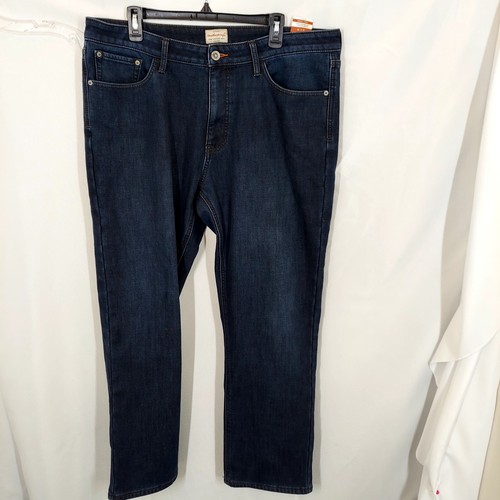 Men's weatherproof lined jean new without tag navy blue wash 5 pocket ...