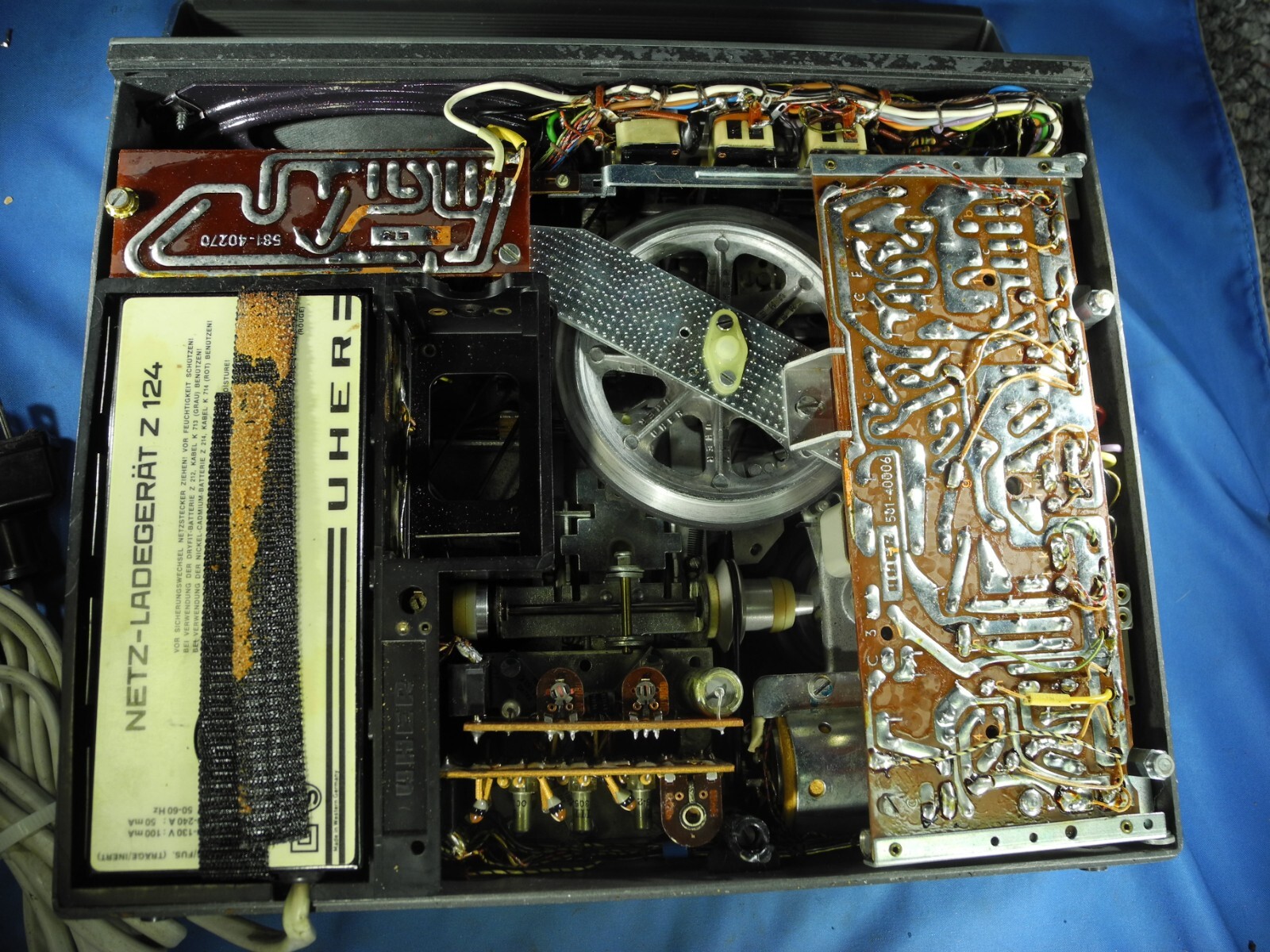 UHER 4000 Report-L Reel-to-Reel Recorder & Microphone M515 W ISSUES ...