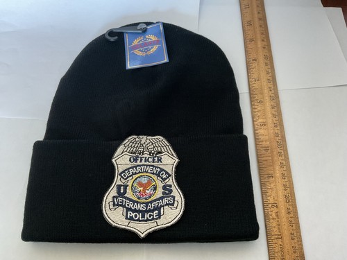 Officer Department Of Veterans Affairs Police Hat patch Sewn on Black ...