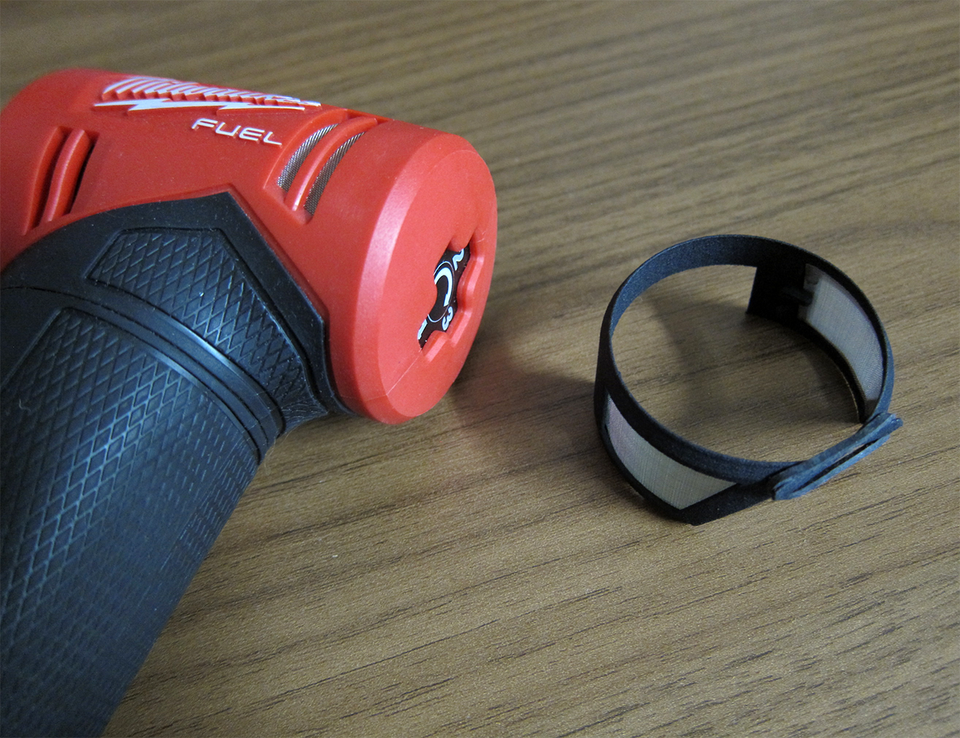 Cleanable Filter for Milwaukee M12 Right Angle Die Grinder 2485 2485-20 ...