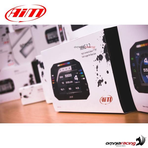 Strumentazione AIM MyChron5S cruscotto GPS kart sensore CHT long ...