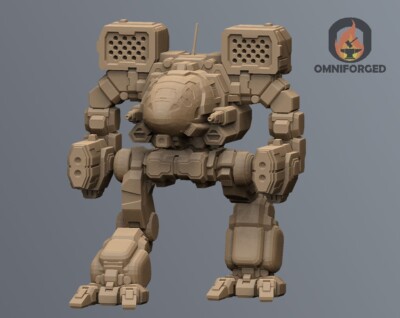 Madcat Mini Timberwolf Prime MWO TWF Mech Miniature Compatible with ...