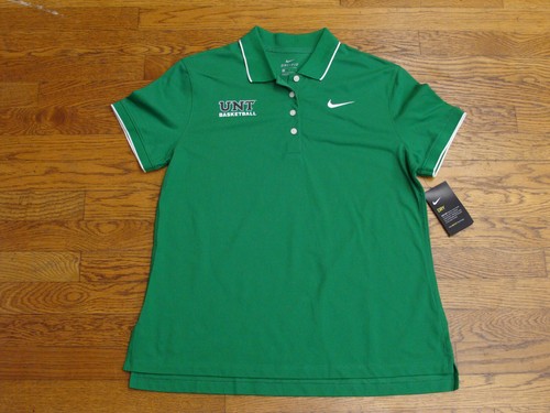 Univ of North Texas UNT Basketball Womens New Nike Short Sleeve Golf ...