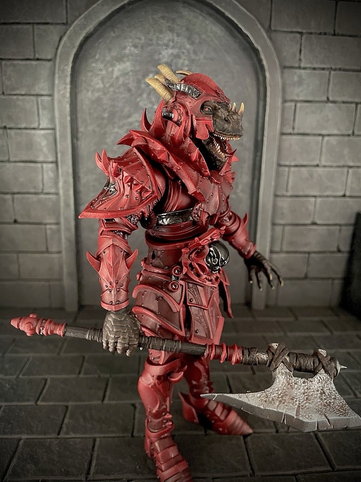 🔥 Mythic Legions Custom 1/12 Lord Vaegor Bloodscale Corrupted, One Of A ...