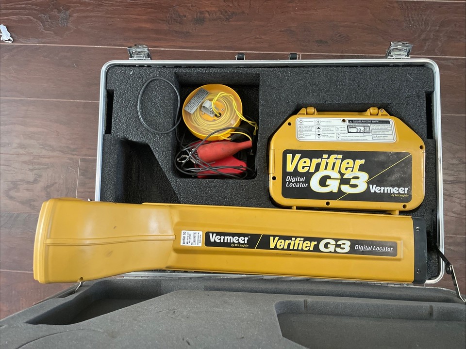 MCLAUGHLIN VERMEER VERIFIER G3 DIGITAL LOCATOR TRANSMITTER /RECEIVER | eBay