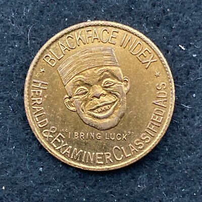 Early 20th Century (Chicago) Herald & Examiner Black Face Index Luck ...