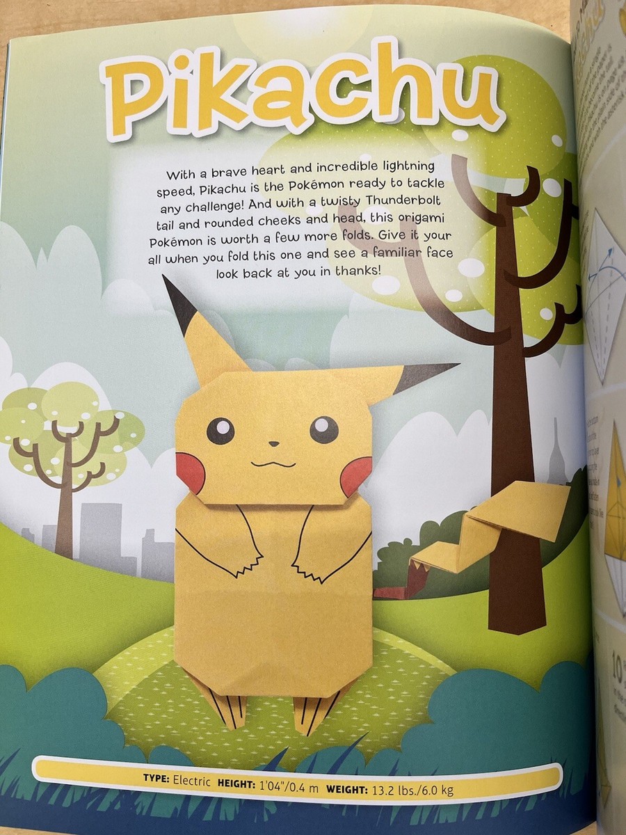Pokemon Origami Book Pikachu Pokémon Origami: Fold Your Own Alola