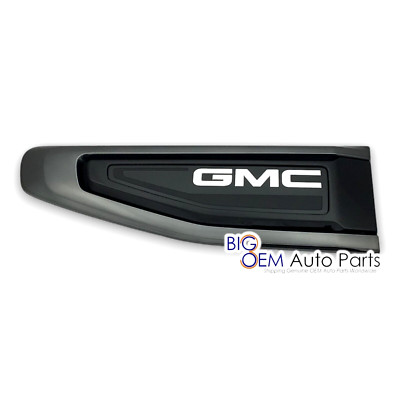 2021 - 2024 GMC Yukon LH Fender Vent Nameplate Emblem black new OEM ...