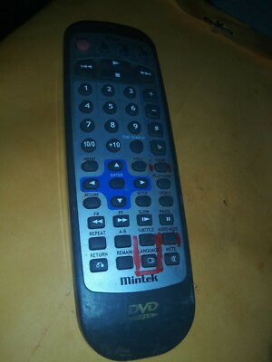 Mintek RC-320H Remote for DVD1500, DVD1600, DVD2110, DVD2580 no back ...