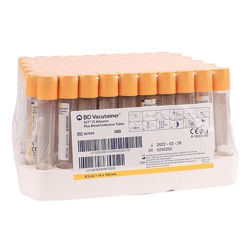 PROVETTE VACUTAINER BD GEL 8.5ML REF 367953 500pz | eBay