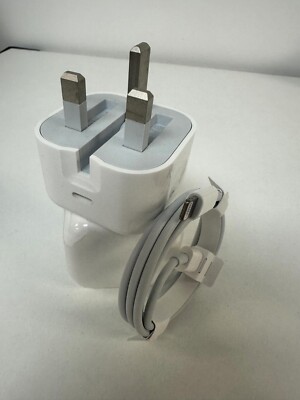 Genuine Apple, USB C, 20w Plug, Fast Charger Bundle (Plug + Cable) | eBay
