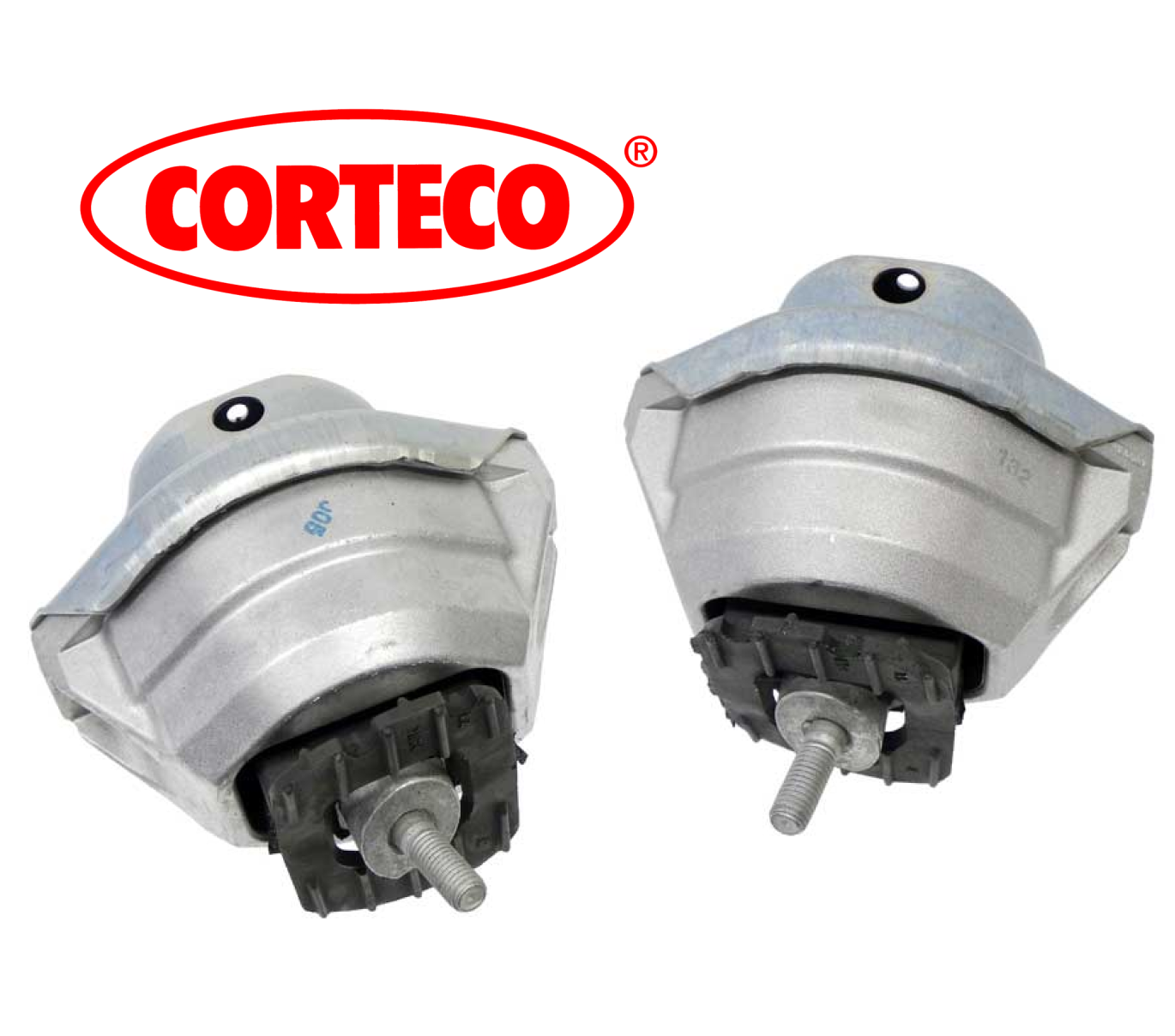 OEM Engine Motor Mount Set 2pcs Corteco for BMW 545i 550i 645Ci 650i M5 ...