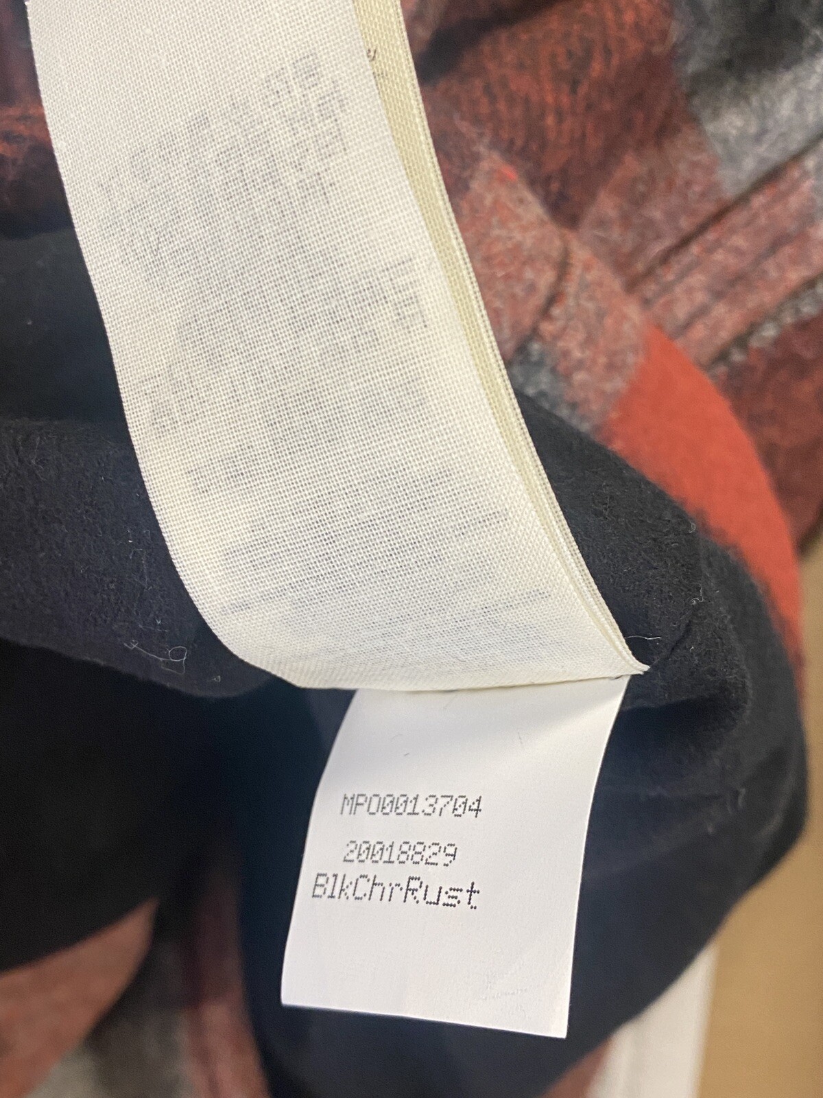 NWT~ Filson Lined Mackinaw Wool Packet Coat~Blk/Char/Rust Buffalo Check ...