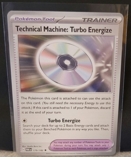 Pokemon TCG Card Technical Machine: Turbo Energize 179/182 Paradox Rift ...