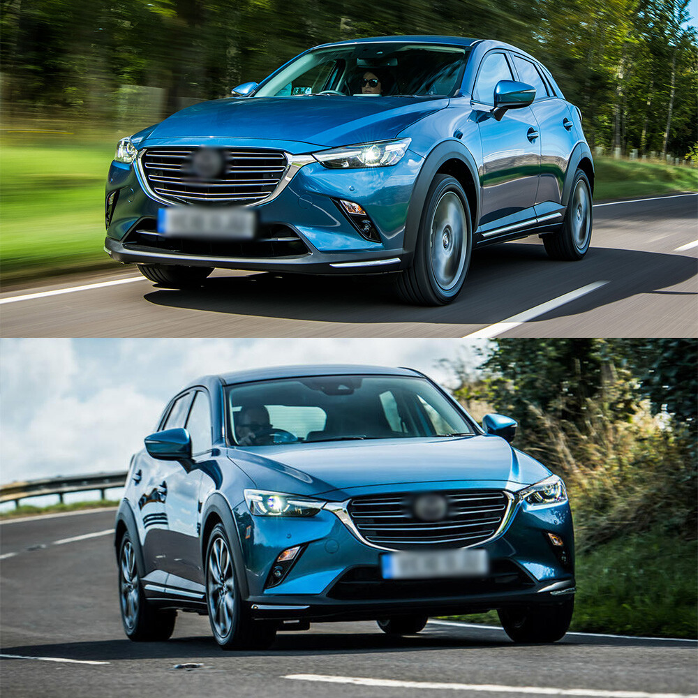 For 2016-21 Mazda CX-3 CX3 LED DRL Daytime Running Light Fog Lamp Bezel ...