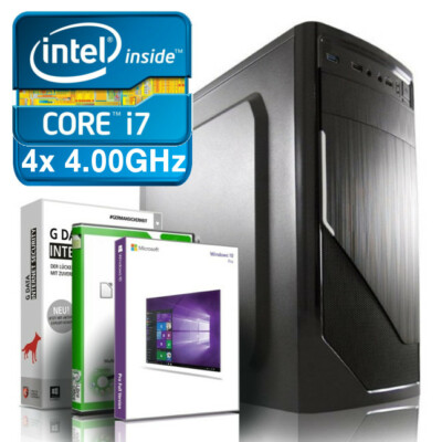 Intel Core i7 4790 Computer Business PC 32GB RAM 2TB SSD 12TB HDD ...
