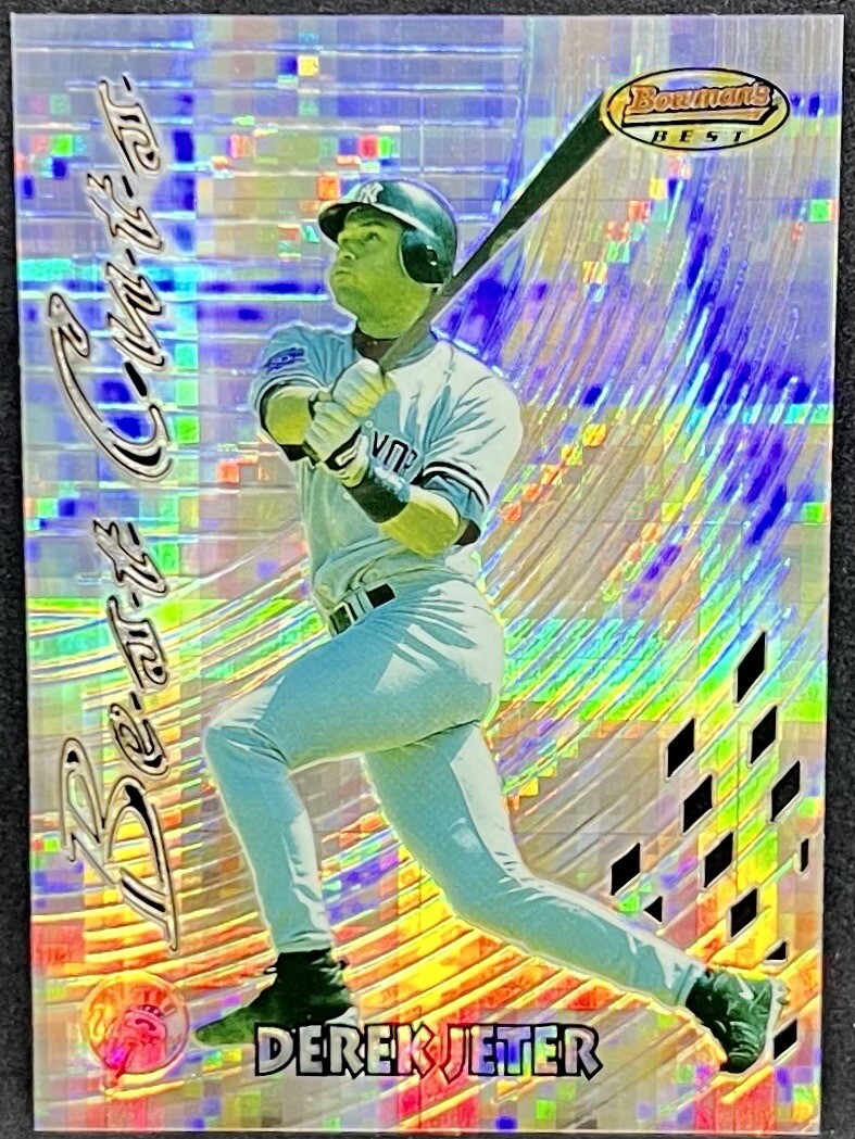 DEREK JETER 1997 Bowman’s Best BEST CUTS ATOMIC REFRACTOR PARALLEL ...