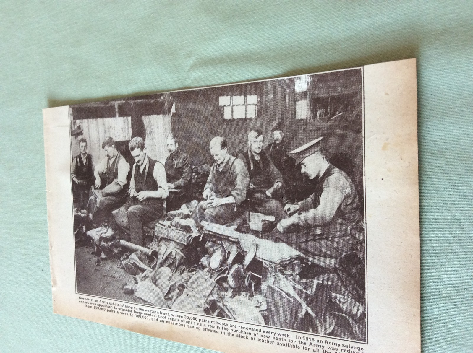 m4-9 ephemera 1918 picture ww1 army cobblers western front | eBay UK