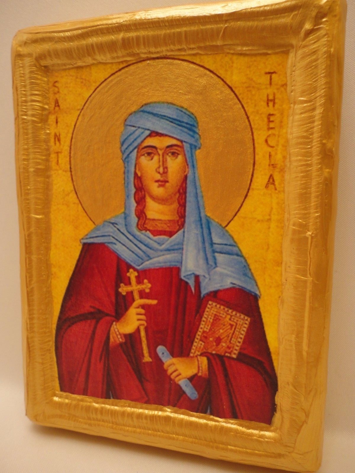 Saint Thecla Thekla Tecla ΑΓΙΑ ΘΕΚΛΑ Byzantine Greek Orthodox Religious ...