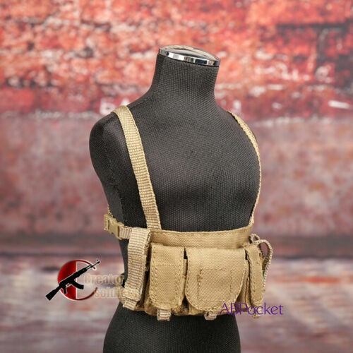 1/6 Action Figure Military Waist Vest With Gun Hanger For Male Soldier ...