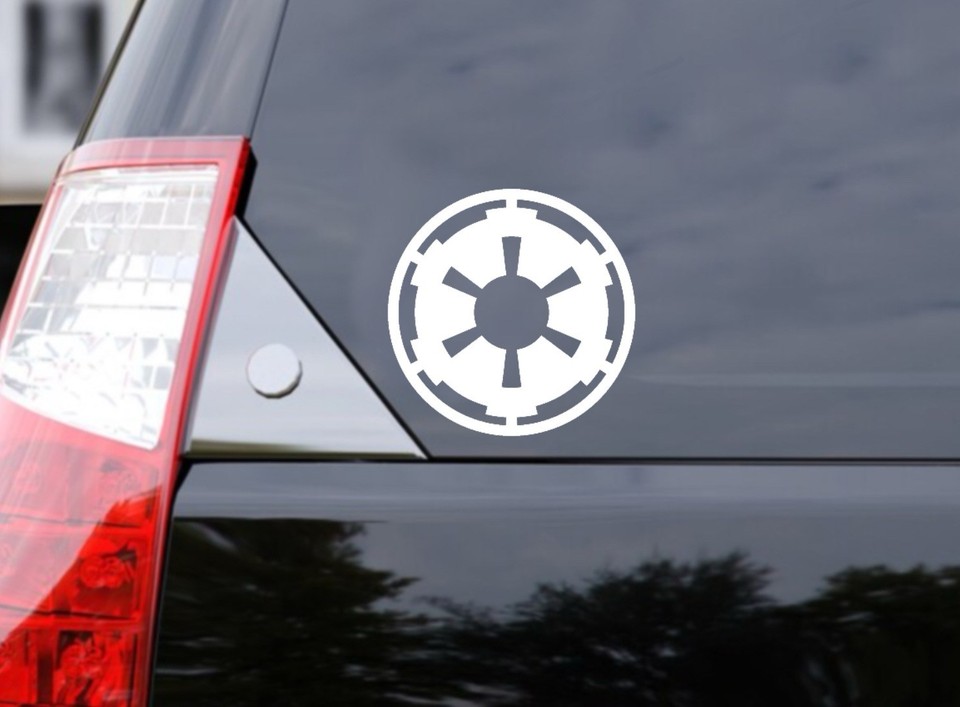 STAR WARS LOGO GALACTIC EMPIRE STICKER VINYL DECAL CAR WINDOW 6 Inch | eBay