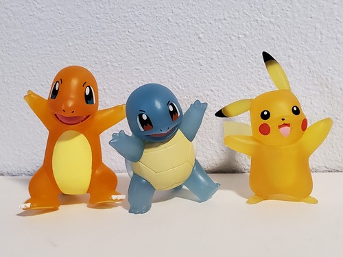 Pokémon Select Translucent Series 1 Battle Figures Pikachu Charmander ...